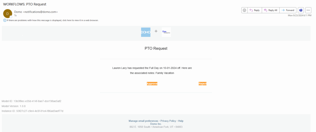 Domo Workflows Use Case: Automating Approval Processes | One Analytics
