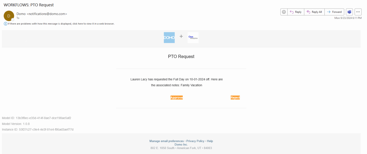 Domo Workflows Use Case: Automating Approval Processes | One Analytics