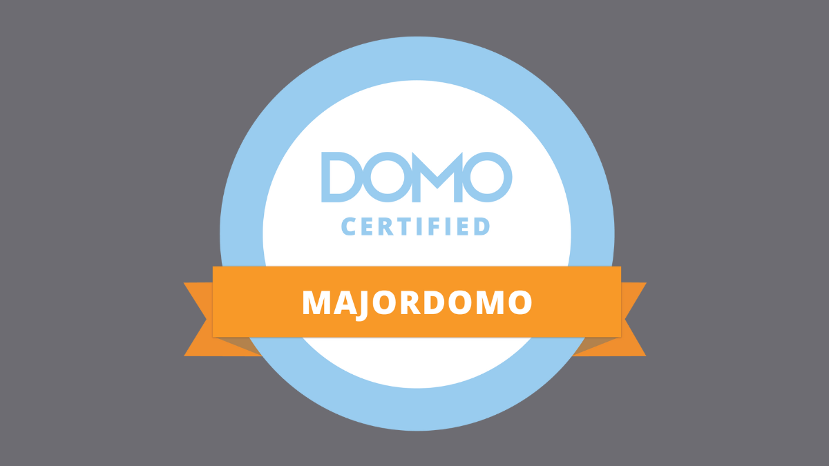 MajorDomo Certification Recap | One Analytics