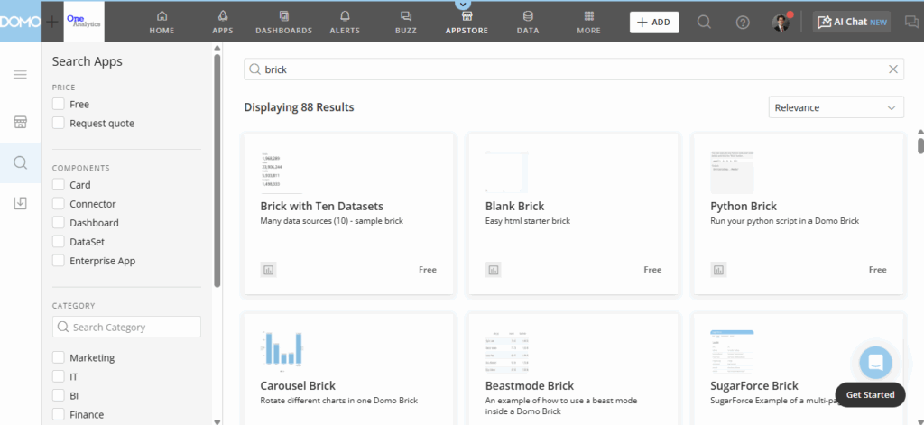 Domo Bricks: Unlocking Custom Visualizations | One Analytics